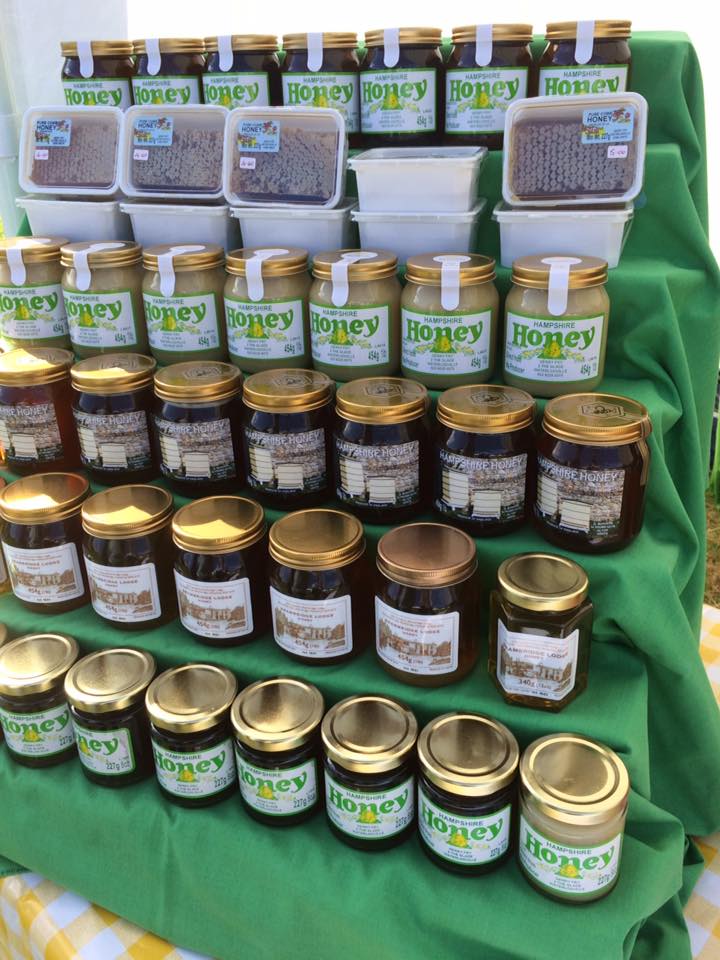 South Downs Show Honey Display – Meon Valley Beekeepers